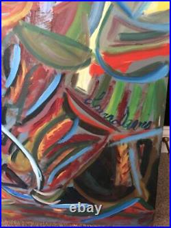 Original Art On Canvas » Signed Laura Davis Original Extra Large 48 x ...